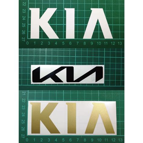 Pwtw Kia Kia 車貼 防水貼紙 反光貼紙 貼紙 汽車貼紙 改裝貼紙 New 20212021新廠徽 蝦皮購物