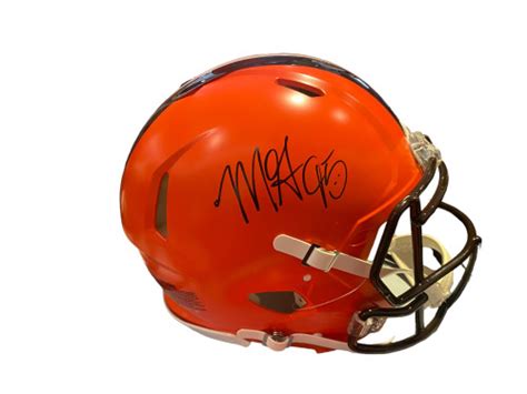 Myles Garrett Autographed Cleveland Browns Riddell Full Size Orange