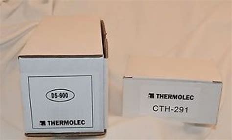 ~nip~ Thermolec Cth291 Lcd Electronic Thermostat And Thermolec Ds600