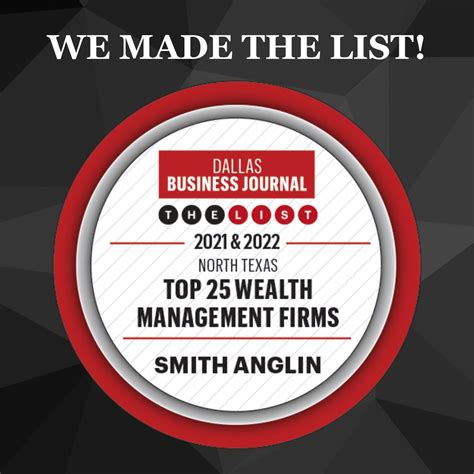 Smith Anglin Financial On Linkedin Dallasbusinessjournal