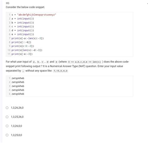 Consider The Below Code Snippet ```python Studyx