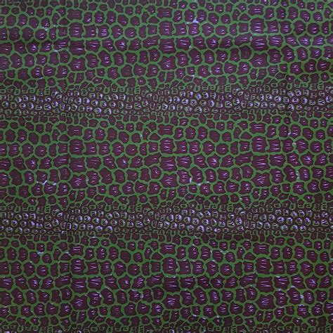 Green And Purple Leopard Ankara African Print Fabric Ankara Fabric