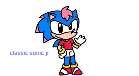 Meet Classic Sonic Jr By Sonicjrthecoolest On Deviantart