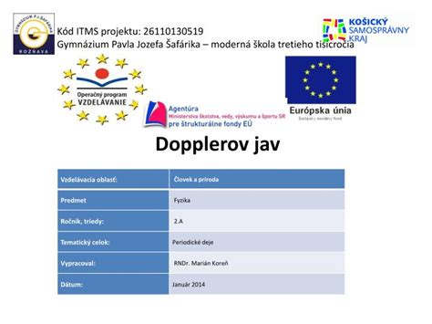 Ppt Dopplerov Jav Powerpoint Presentation Free Download Id3320656