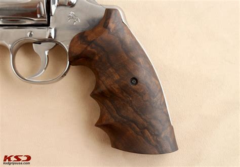 Colt Python Pre 2020 Compatible Root Walnut Grips Gun Grips Usa 767