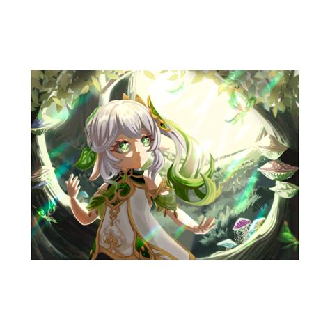 Nahida In The Forest Genshin Impact Nahida T Shirt Teepublic
