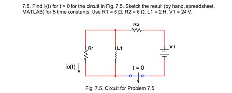 Solved Find Io T For T For The Circuit In Fig Chegg