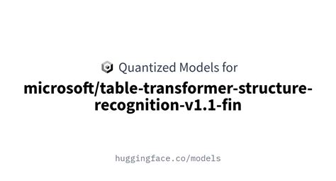 Models Hugging Face