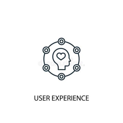 ambient user technology experience line icon vector stock vector