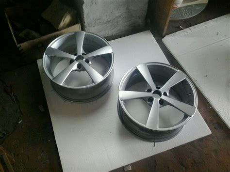 Покрасили диски. Ronal. Ищу резину 225/235 — 40/45 — 18 — Opel Vectra C ...