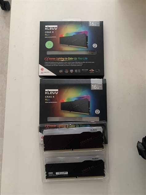 Klevv Cras X Rgb 16gb 8gbx2 Ddr4 Ram 3600mhz Computers And Tech Parts