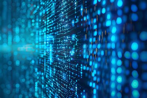 abstract digital data stream background stock illustration