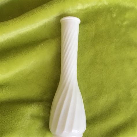 Milk Glass Vase Hoosier Milk Glass Vintage Milk Glass Etsy