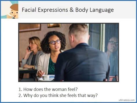 Interpreting Facial Expressions And Body Language Cards Ultimate Slp