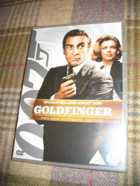 Goldfinger Dvd James Bond Sean Connery Honor Blackman Shirley