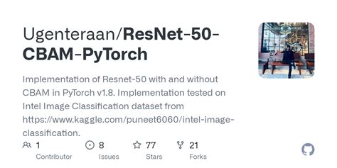 GitHub Ugenteraan ResNet 50 CBAM PyTorch Implementation Of Resnet 50