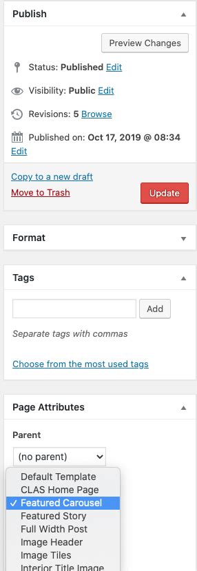 Create A Featured Carousel Sample Site