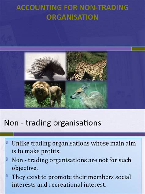 Accounting For Non Trading Organisations Pdf Expense Debits And
