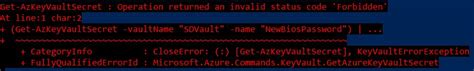store passwords on azure key vault and retrieve them with powershell