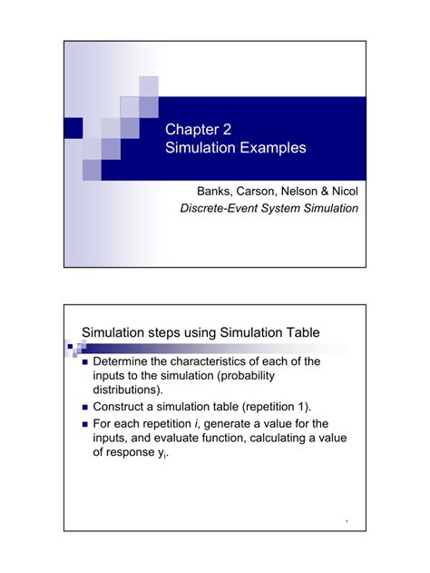 PDF Chapter 2 Simulation Examples Banks Carson Nelson Nicol PDF