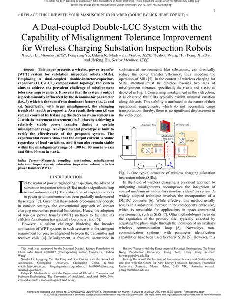 Pdf A Dual Coupled Double Lcc System With The Capability Of