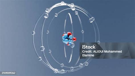 Atom Anatomy Atomic Model Or Structure Electrons Orbiting The Nucleus