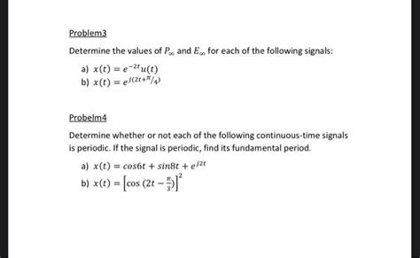 Solved Determine The Values Of P And E For Each Of The Chegg Com