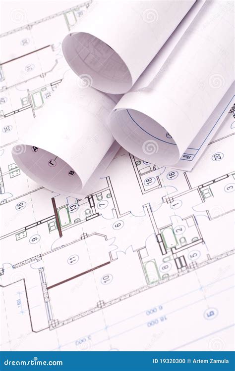 Illustrazioni Di Architettura E Di Ingegneria Fotografia Stock