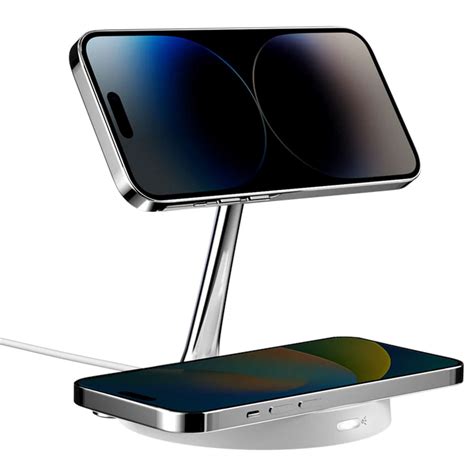 Switcheasy Magpower 2 In 1 Magnetic Wireless Charging Stand White