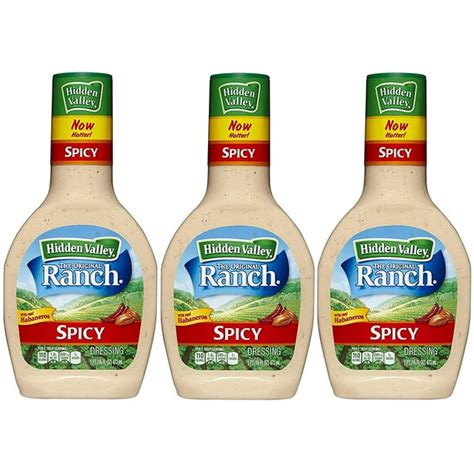 Spicy Ranch Dressing 3 Pack 24oz Each By