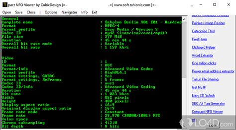 Compact Nfo Viewer Screenshots