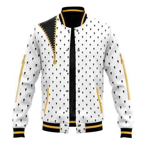 Bruno Bucciarati Pattern Jojos Bizarre Adventure Varsity Jacket