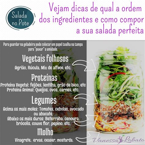 Salada No Pote Vanessa Lobato Nutricionista Esportivo Vanessa Lobato