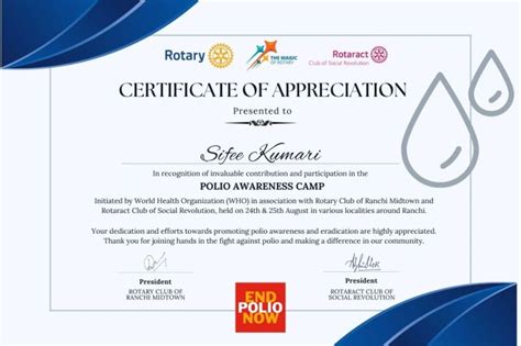 Shifee Rajput On Linkedin I Had The Privilege To Participate In A Polio Awareness Campaign In…