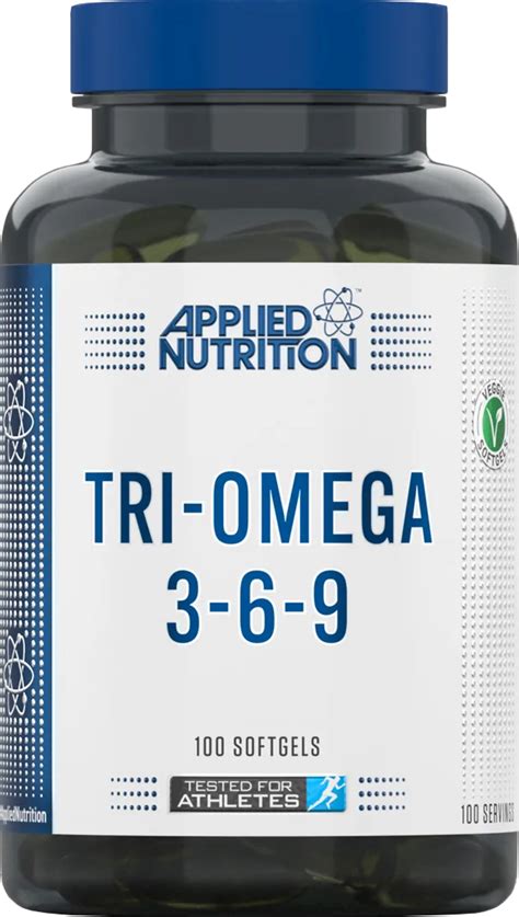 Applied Nutrition Tri-Omega 3-6-9 (100 softgels) | What’ Sup!