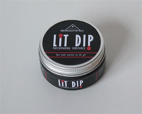 Lit Dip Product Packaging on Behance