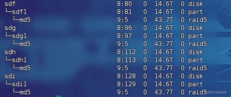 Linux 组建raid5详细操作linux Raid5 Csdn博客