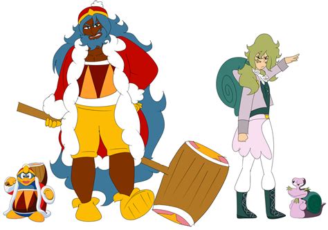 Taes Gijinkas King Dedede And Escargoon By Theartistentertainer On