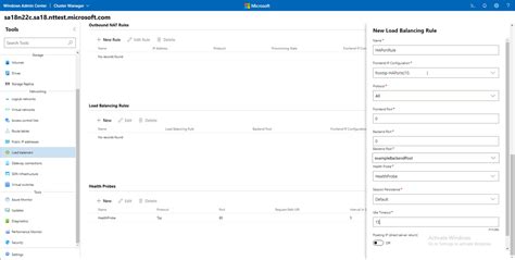 Configure Software Load Balancer For High Availability Ports Azure Docs