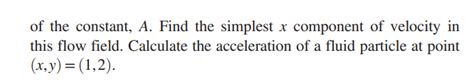 Solved This Question From Fluid Mechanics Class The Y Chegg