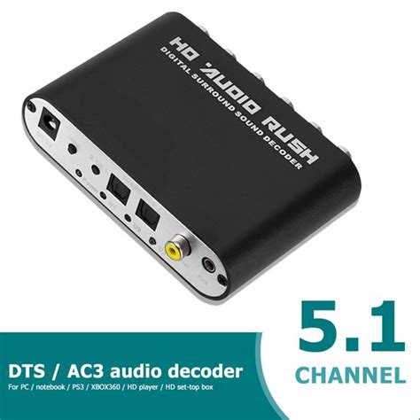 Kuymtek Decodificador De Audio Digital Convertidor Dolby Ac3dts De 51