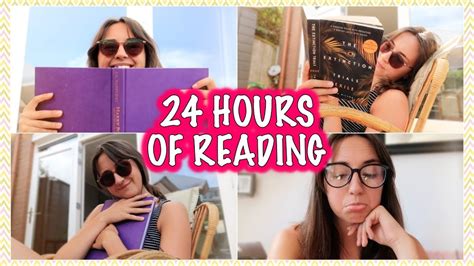 Reading For 24 Hours 24 Hour Readathon Vlog Youtube