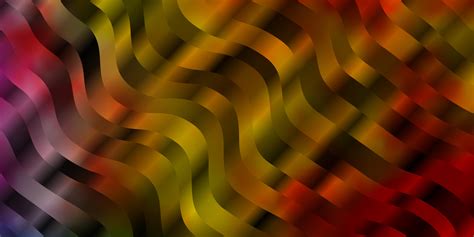 Light Multicolor Vector Background With Bent Lines 1958397 Vector Art At Vecteezy