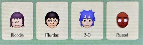 Gorillaz Charater Code 1jjkgfy Rmiitopia