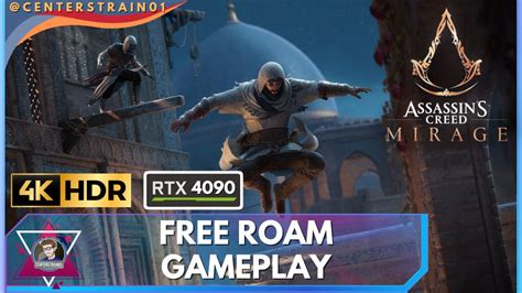 Assassins Creed Mirage Free Roam Gameplay 4khdr Youtube