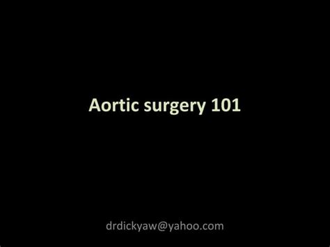 Aorta Intro Ppt Heart And Cardiovascular Diseases Diseases And