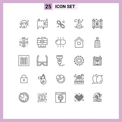 Set Of 25 Vector Lines On Grid For Party Hanukkah Link Spring
