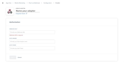 Push Via Webhook Help Center