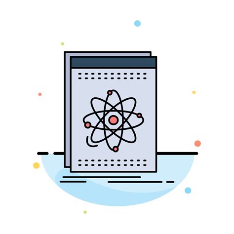 api application developer platform science flat color icon vector