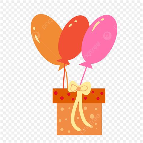 생일 일러스트 풍선 선물 생신 풍선 생일 선물 Png 일러스트 및 Psd 이미지 무료 다운로드 Pngtree